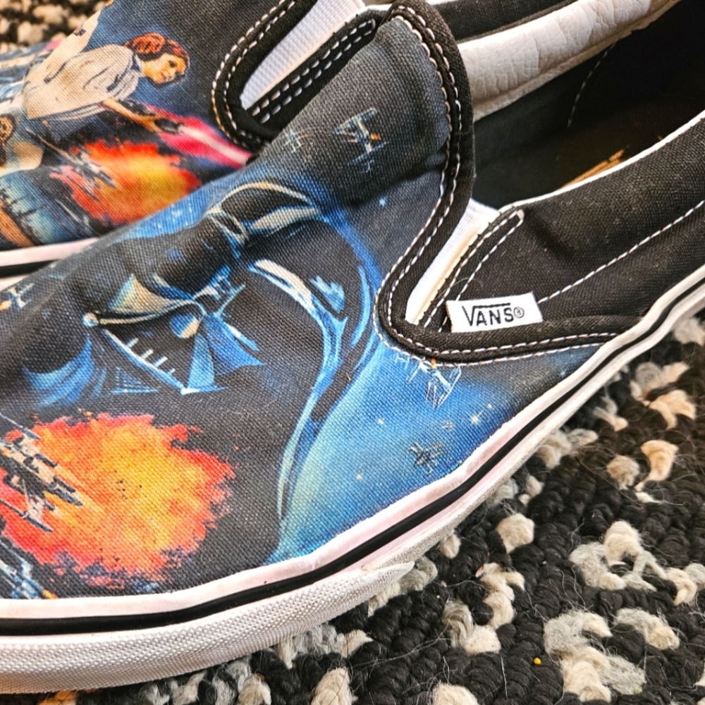 Vans Star Wars A New Hope Slip On Shoes Men Darth Vad… - Gem